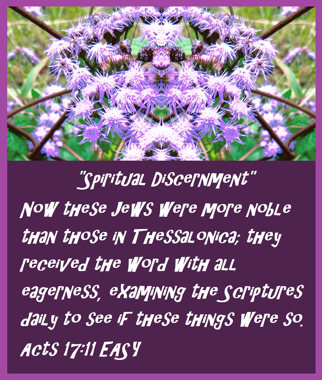 “Spiritual Discernment” – "Common Sense Of Miracles" "Christian ...