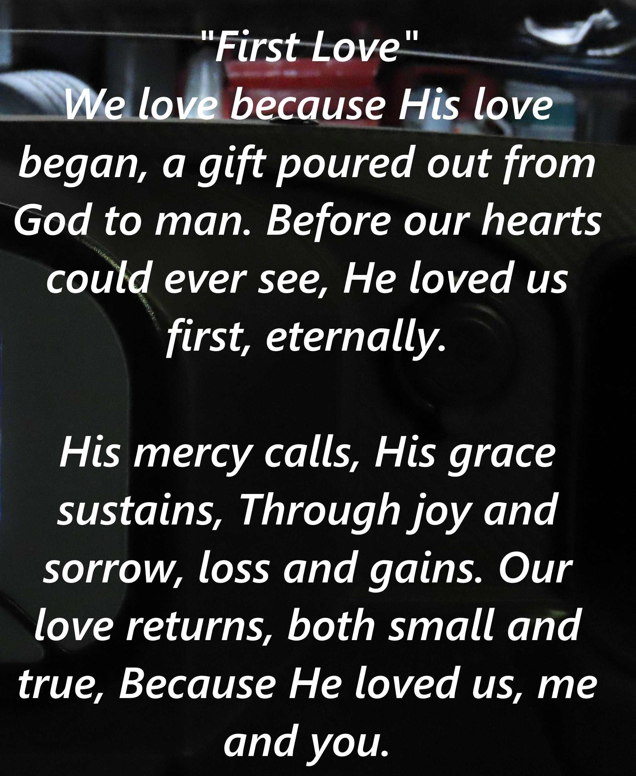 “First Love” – "Common Sense Of Miracles" "Christian National Church Of ...